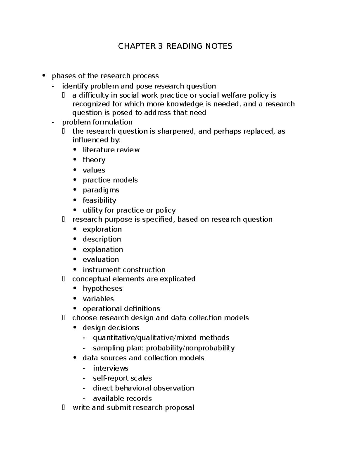 Chapter 3 Reading Notes - CHAPTER 3 READING NOTES • phases of the ...