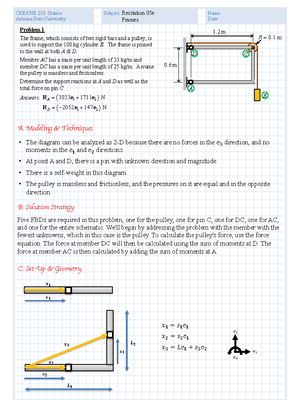 CEE210 Rec 3b-Dist Load-PROB - Name: Date: CEE/CNE 210 Statics Subject ...