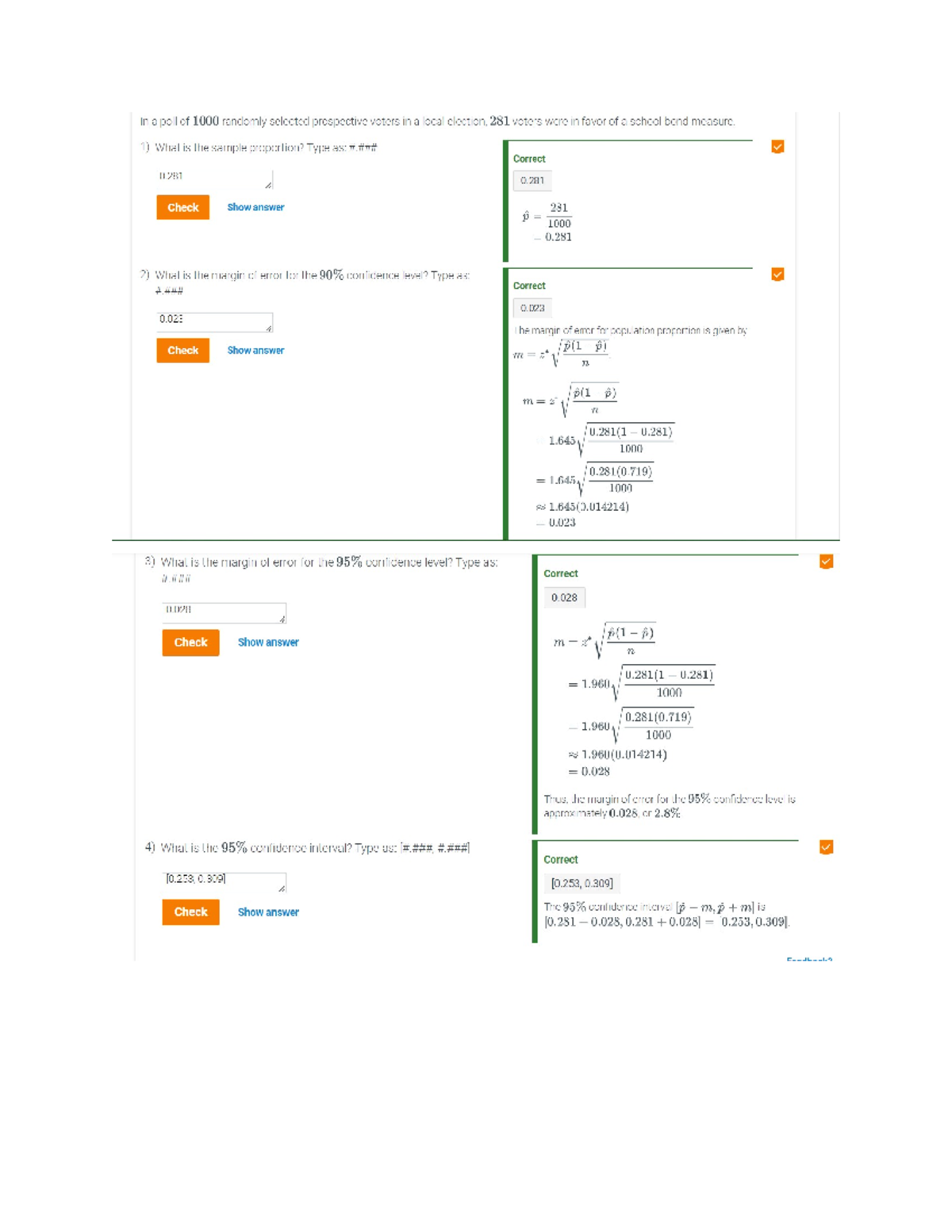 Zy book challenge 7 - math240 - Studocu