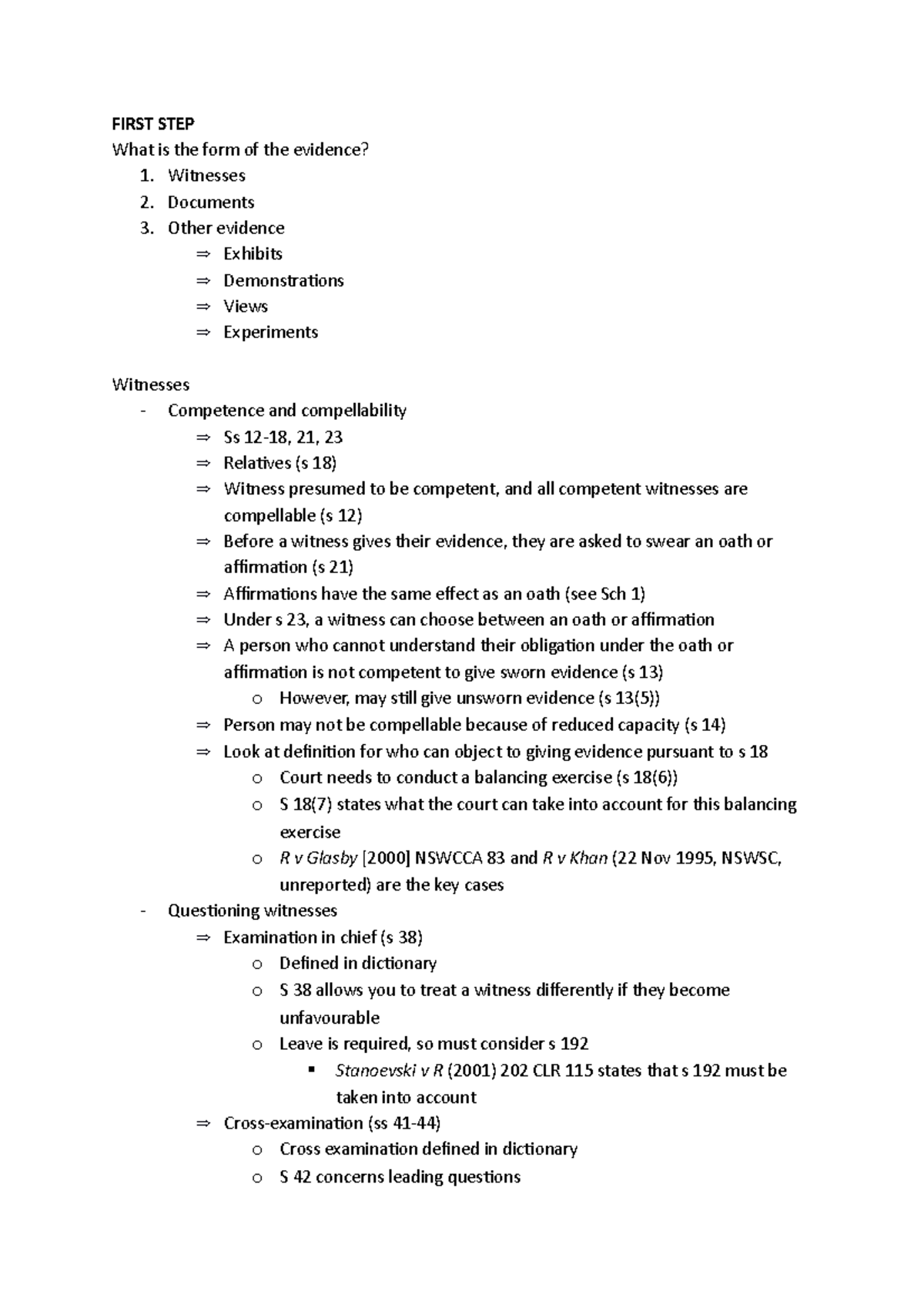 Final-Exam-notes - Exam Admin - FIRST STEP What is the form of the ...