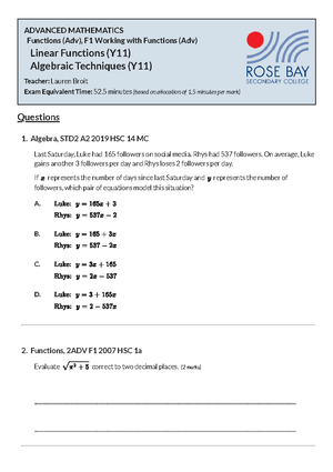 Camb Maths 10 5 - Cambridge graphing worksheet - Chapter 9 Non-linear ...
