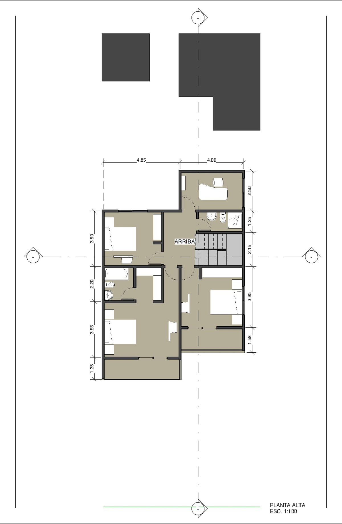 Casa P - Arqui - Arquitectura V - 1. 3. 2. 1. 2. 3. 2. 3. 1. 4 4 ...