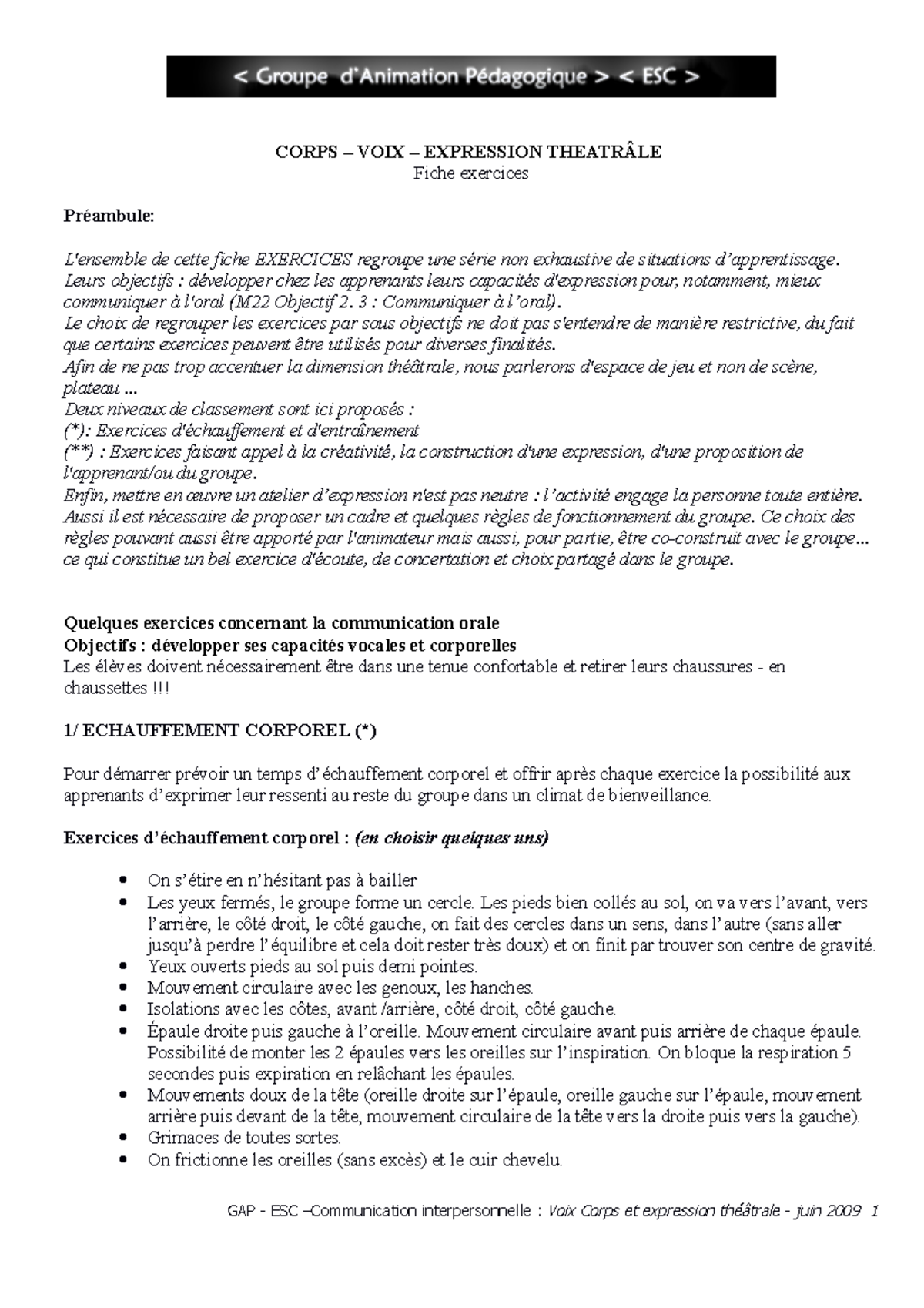 Atelier-dexpression-comm - CORPS – VOIX – EXPRESSION THEATRÂLE Fiche ...