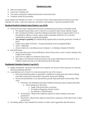 Criminal Law Chart - Law degree TCNJ - Crime MPC Common Law Mostly Not ...