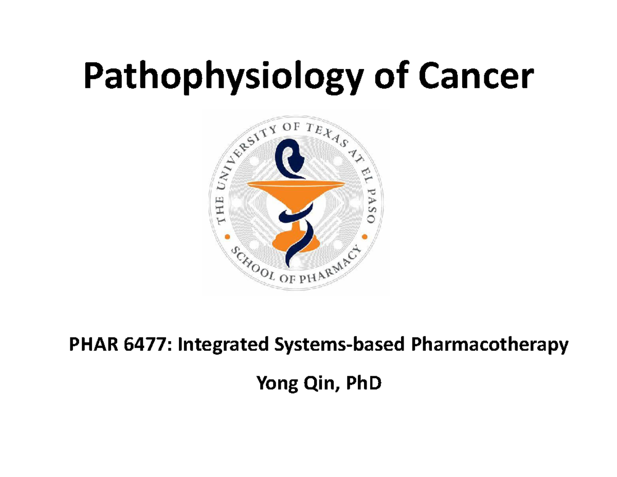 Pathophysiology of cancer (an introduction to cancer and how it starts ...