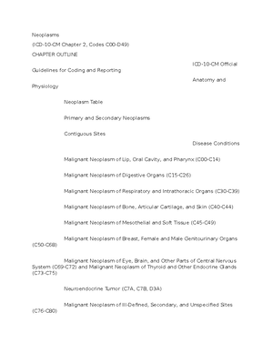 Exercise 2 - basic cpt coding course - Exercise 2 Organization of CPT ...