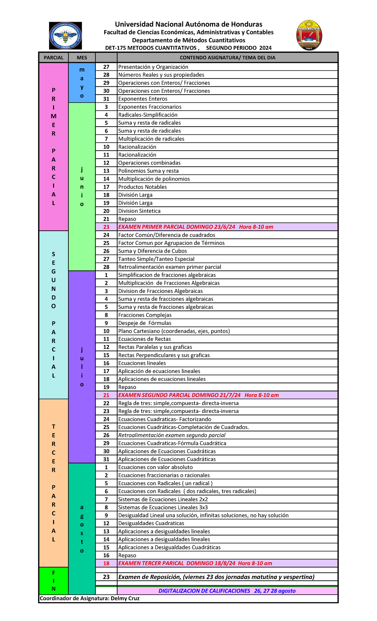 Programacion MI Segundo Periodo 2024 - PARCIAL MES CONTENDO ASIGNATURA/ TEMA DEL DIA 27 ...