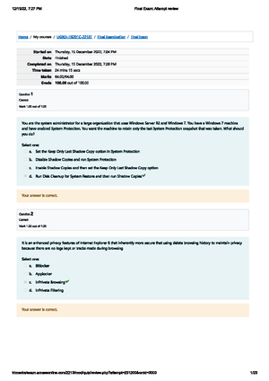 W12 Lesson 10 - Optimizing and Maintaining Windows 7 Client Computers ...