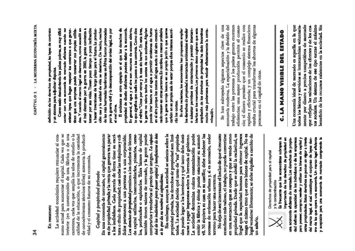Samuelson, P. A. y Nordhaus, W. D. (2010 ) 34-41 - 34 CAPÍTULO 2 LA MODERNA ECONOMÍA MIXTA En ...