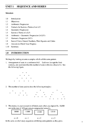 Bcs 12 block 1UNIT 4 Mathematical Induction - Mathematical UNIT 4 ...