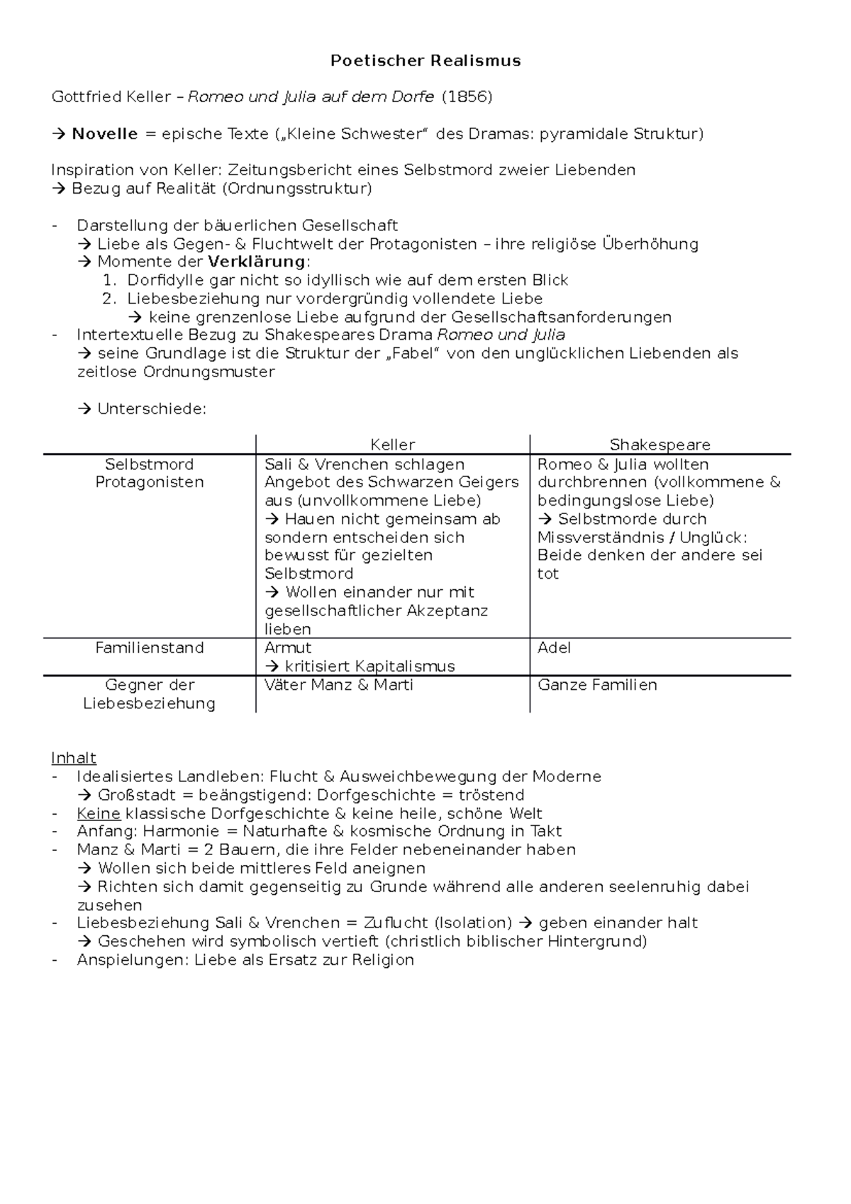 Poetischer Realismus - HWS 18/19 - Poetischer Realismus Gottfried ...