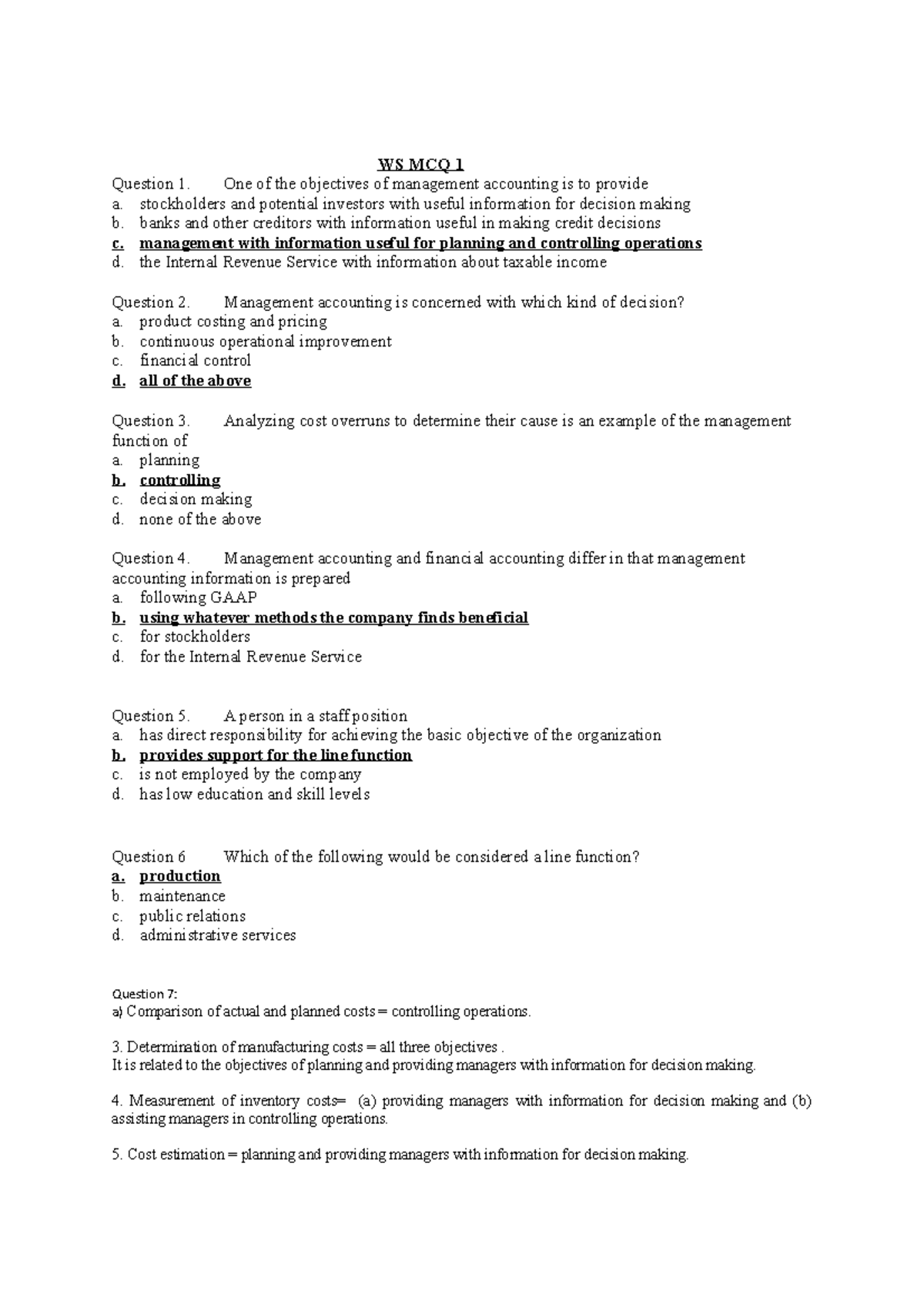 WS 1Q-introduction - Here are some Questions and answers to Week 1 ...