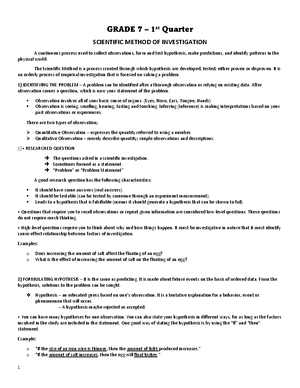 Earth Science Q1 Module 1 - 11 Earth Science Quarter 1– Module 1 ...