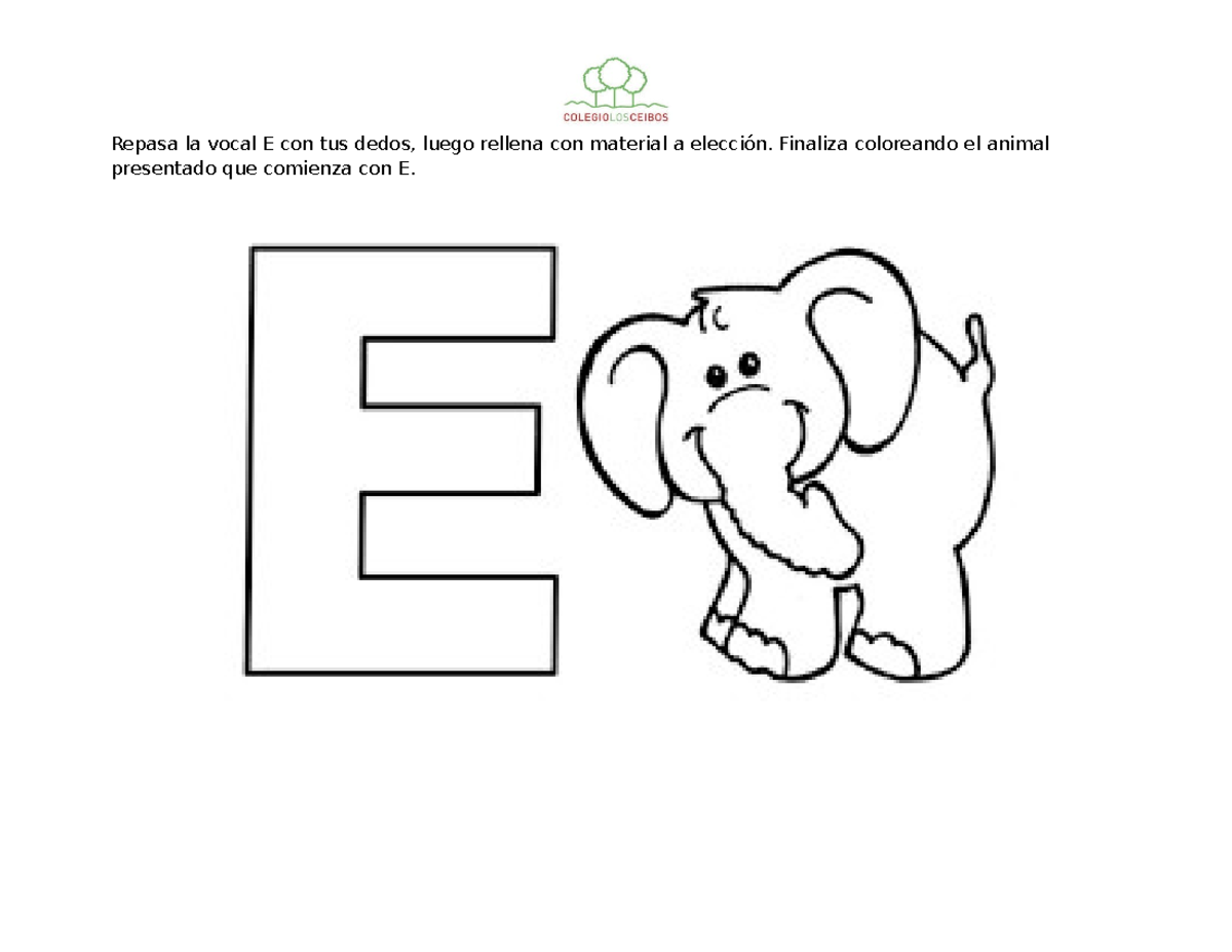 Presentación vocal E - lenguaje y comunicacion - Repasa la vocal E con ...