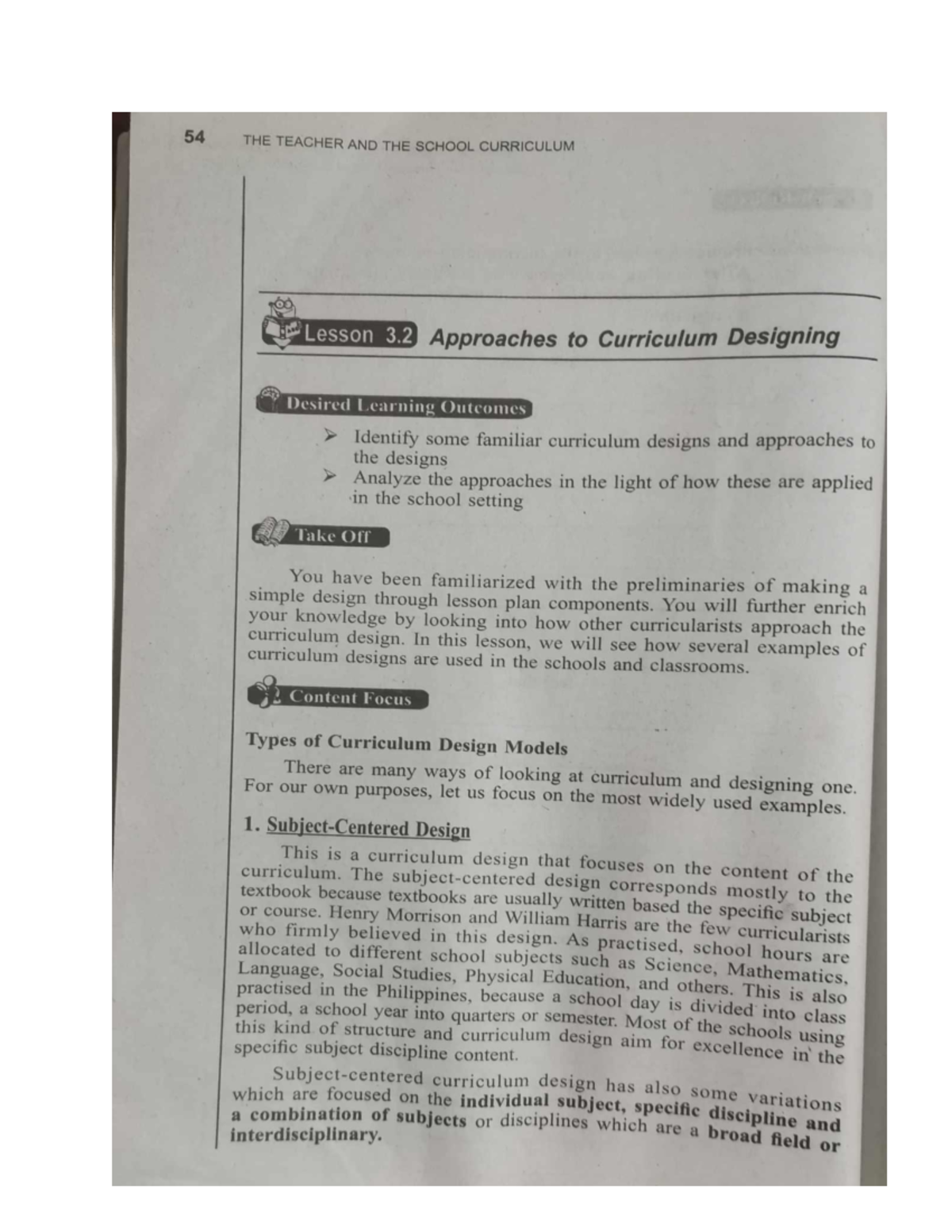 Approaches to Curriculum Designing - You will further enrich your ...