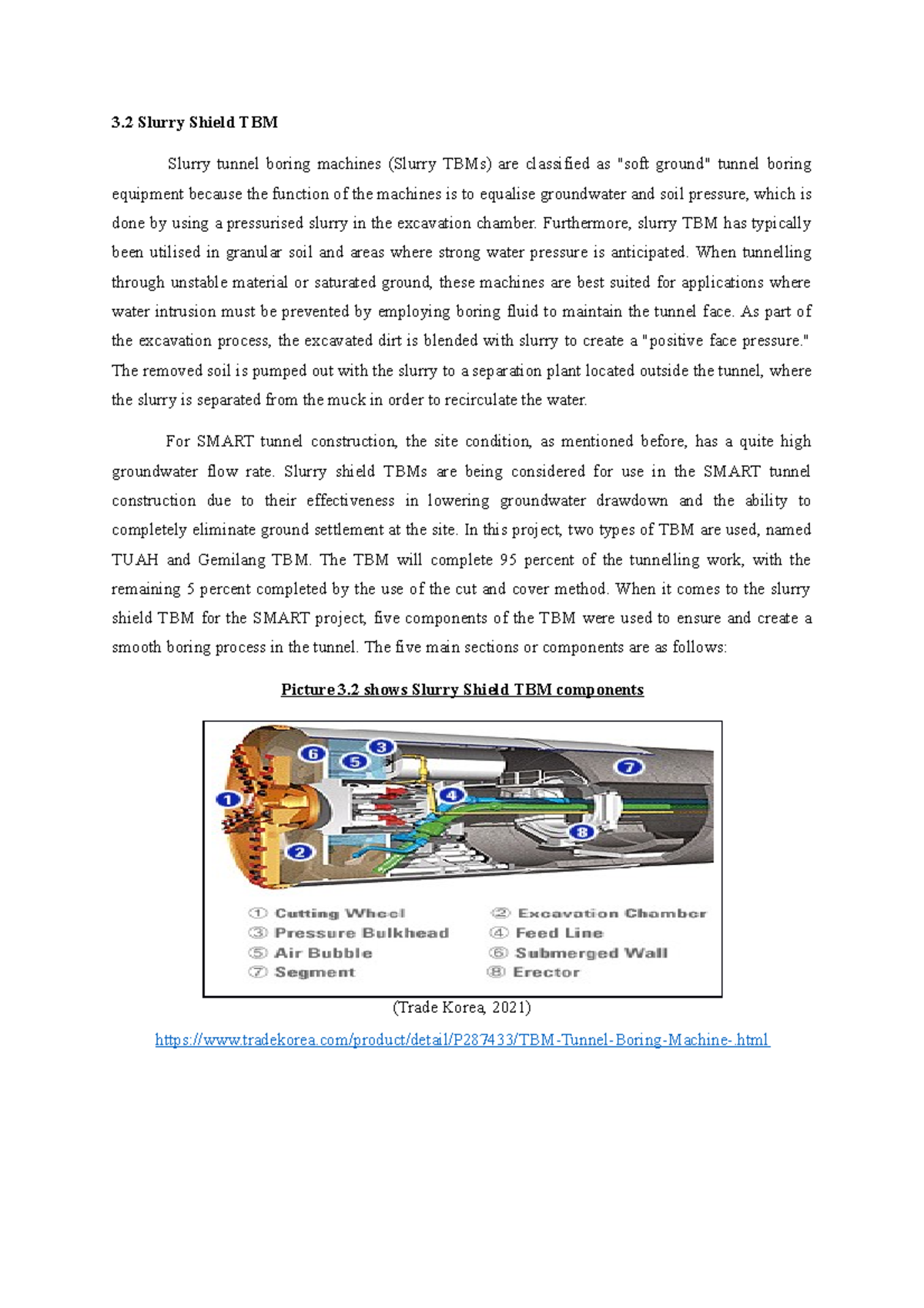 Machineries my part tbm slurry shield - 3 Slurry Shield TBM Slurry ...