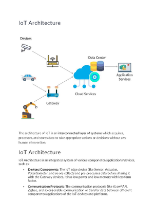 IoT PHYSICAL SERVERS AND CLOUD OFFERINGS - UNIT V IoT PHYSICAL SERVERS ...