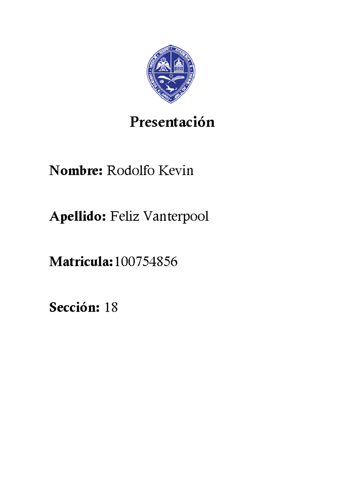 Resumen unida 1 biología - Presentación Nombre: Rodolfo Kevin Apellido ...