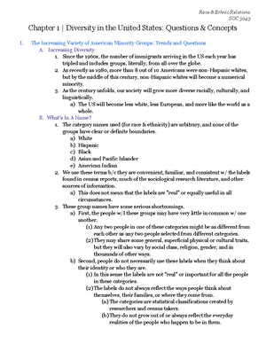SOC 3043 | Race and Ethnic Relations | Chapter 4: The Development of ...