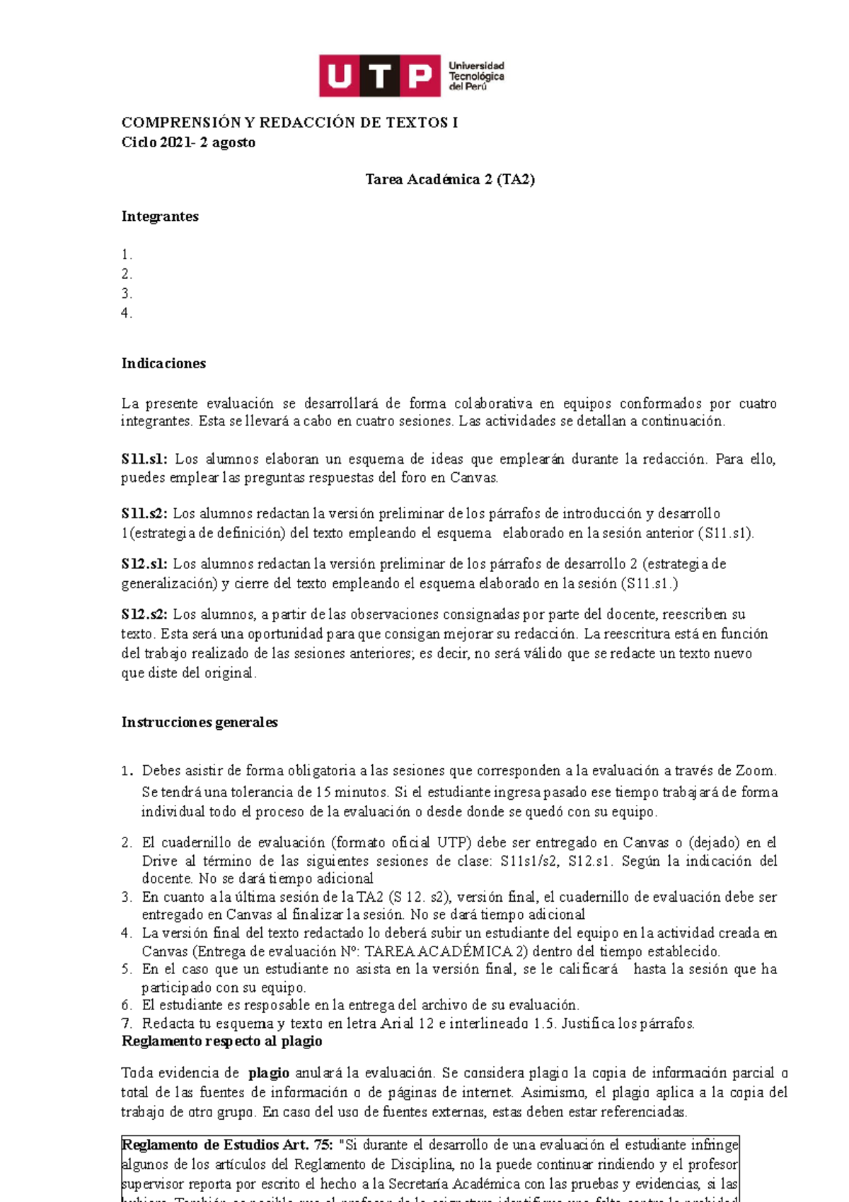 S11.s2 Comprensión y Redacción Resuelto La estrateguia - Comprensión y redacción de textos - Studocu