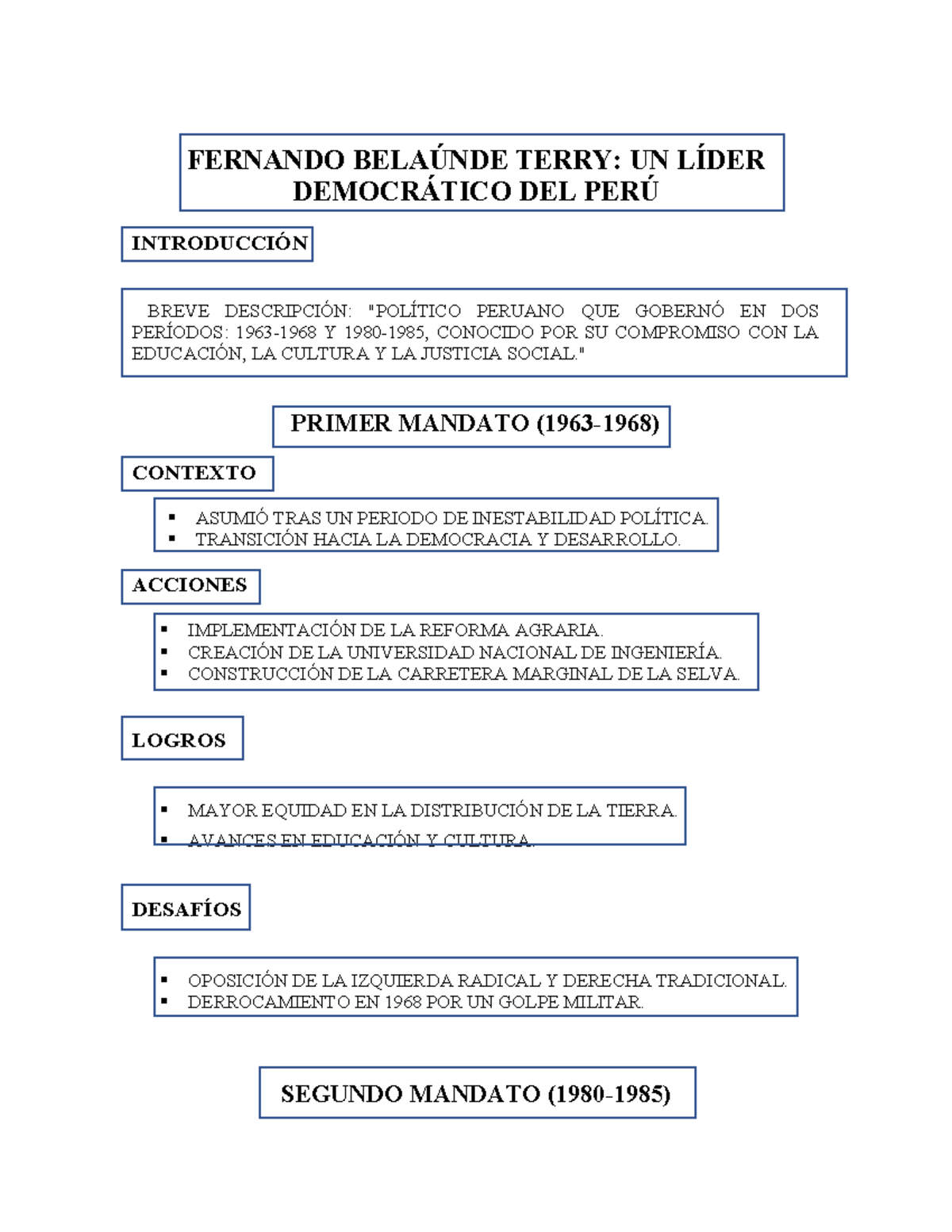Fernando BelaúNDE Terry - FERNANDO BELAÚNDE TERRY: UN LÍDER DEMOCRÁTICO ...