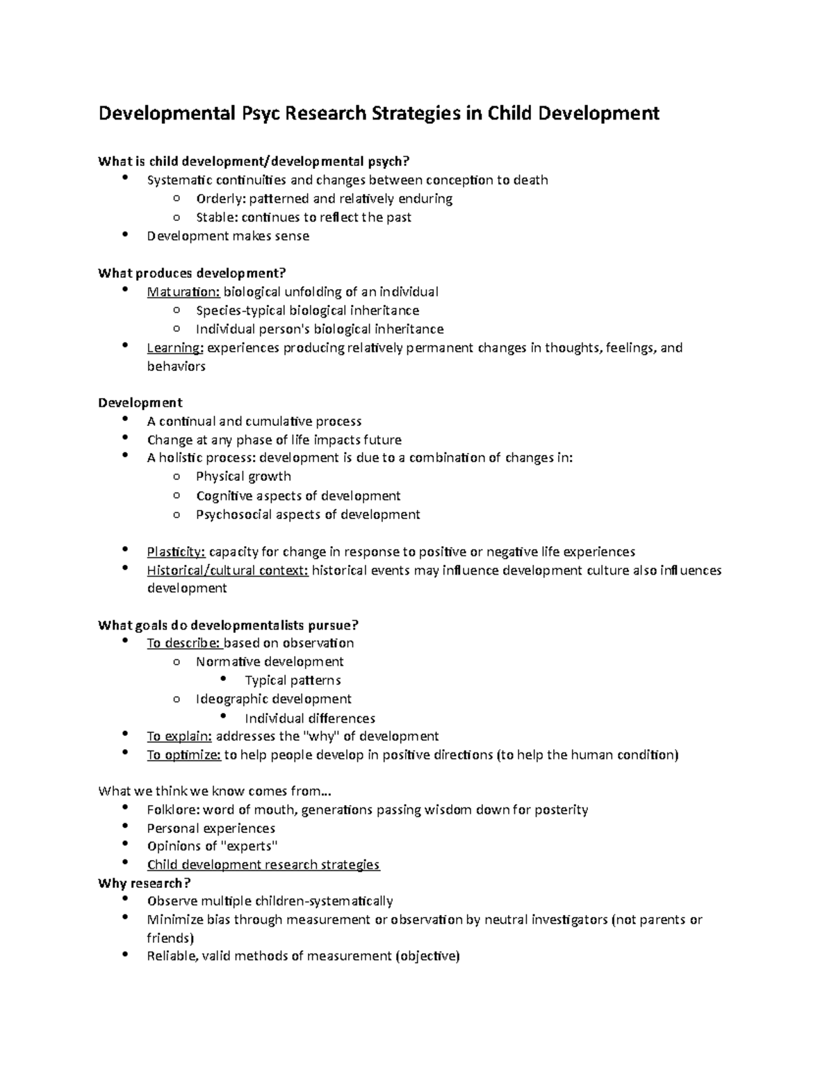 Developmental Psyc Research Strategies in Child Development ...