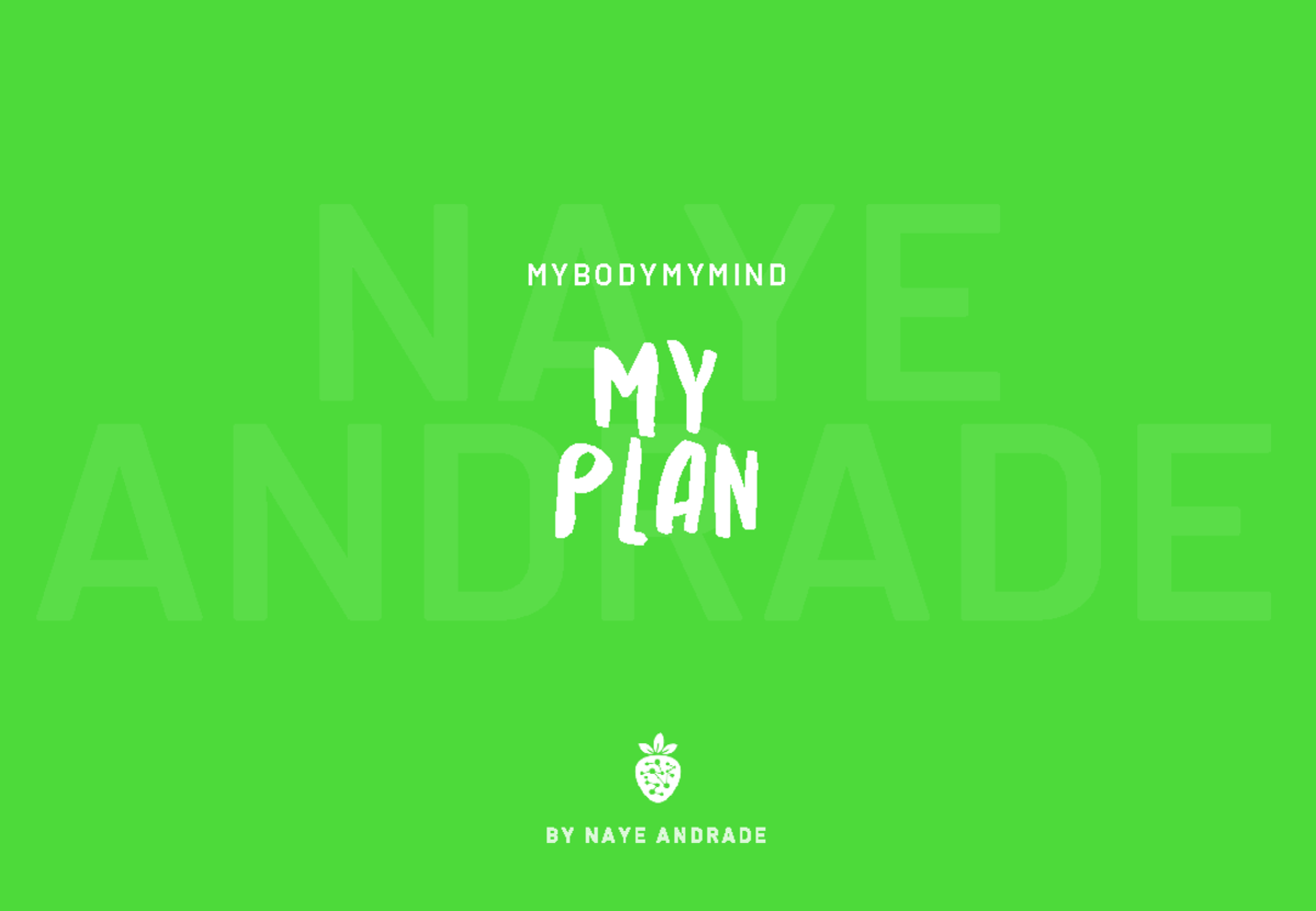 My Plan 2-Brandon Araiza - M Y B O D Y M Y M I N D ø 2 4 - N O V I E M ...