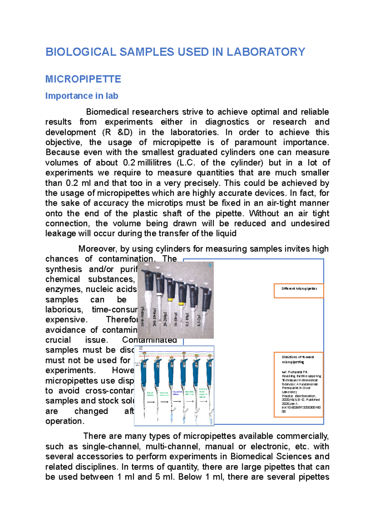 Biological samples used in biotechnology Labs - BIOLOGICAL SAMPLES USED ...