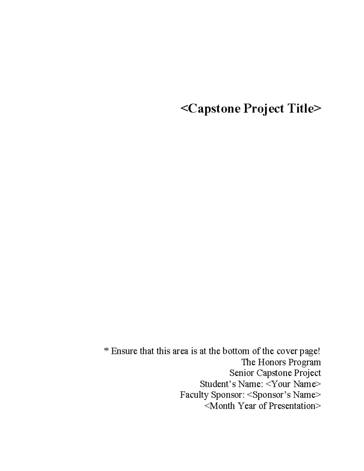 Capstoneprojecttemplate - * Ensure that this area is at the bottom of ...
