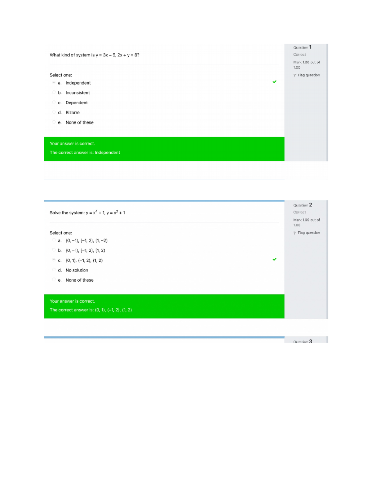 Untitled document - Graded Quiz Unit 6 College Algebra - MATH 1201 ...