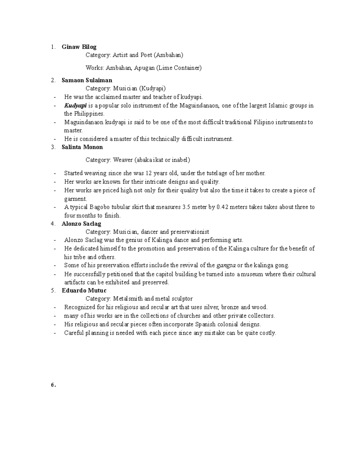 Treasures - just read it - Ginaw Bilog Category: Artist and Poet ...