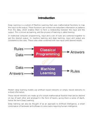 Neural Networks & Deep Learning - JNTU - Studocu