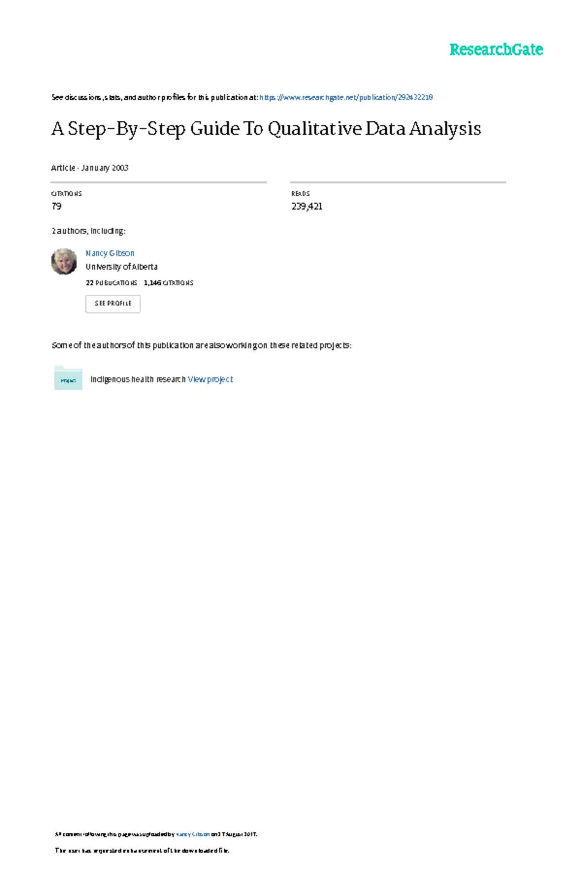 Astepbystepguidetoqualitativeanalysis-2 - See discussions, stats, and ...