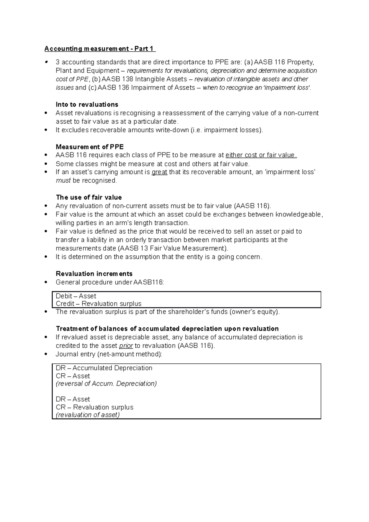 Accounting for ppe - realtimefess