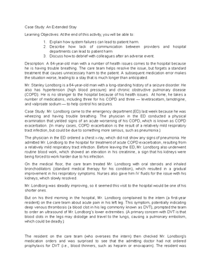 AT4-Introduction to the Health Care System - Case Study: Misread Label ...