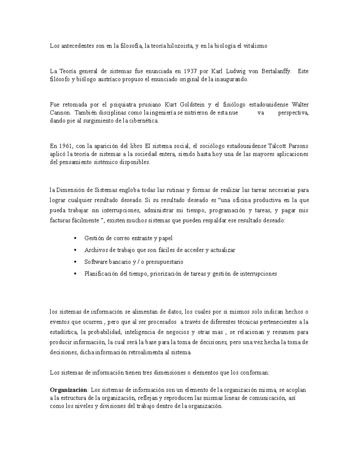 Parcial - trabajo que te puede servir - Los antecedentes son en la ...