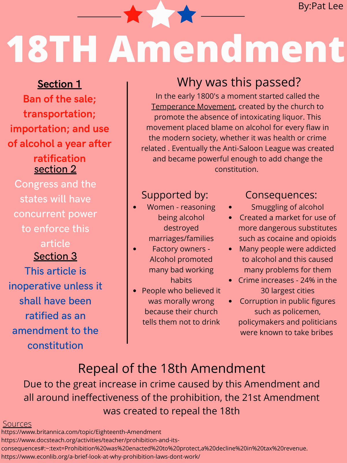 Grey Blue Red Black Navy Simple Minimalist Memorial Day (US) Poster ...