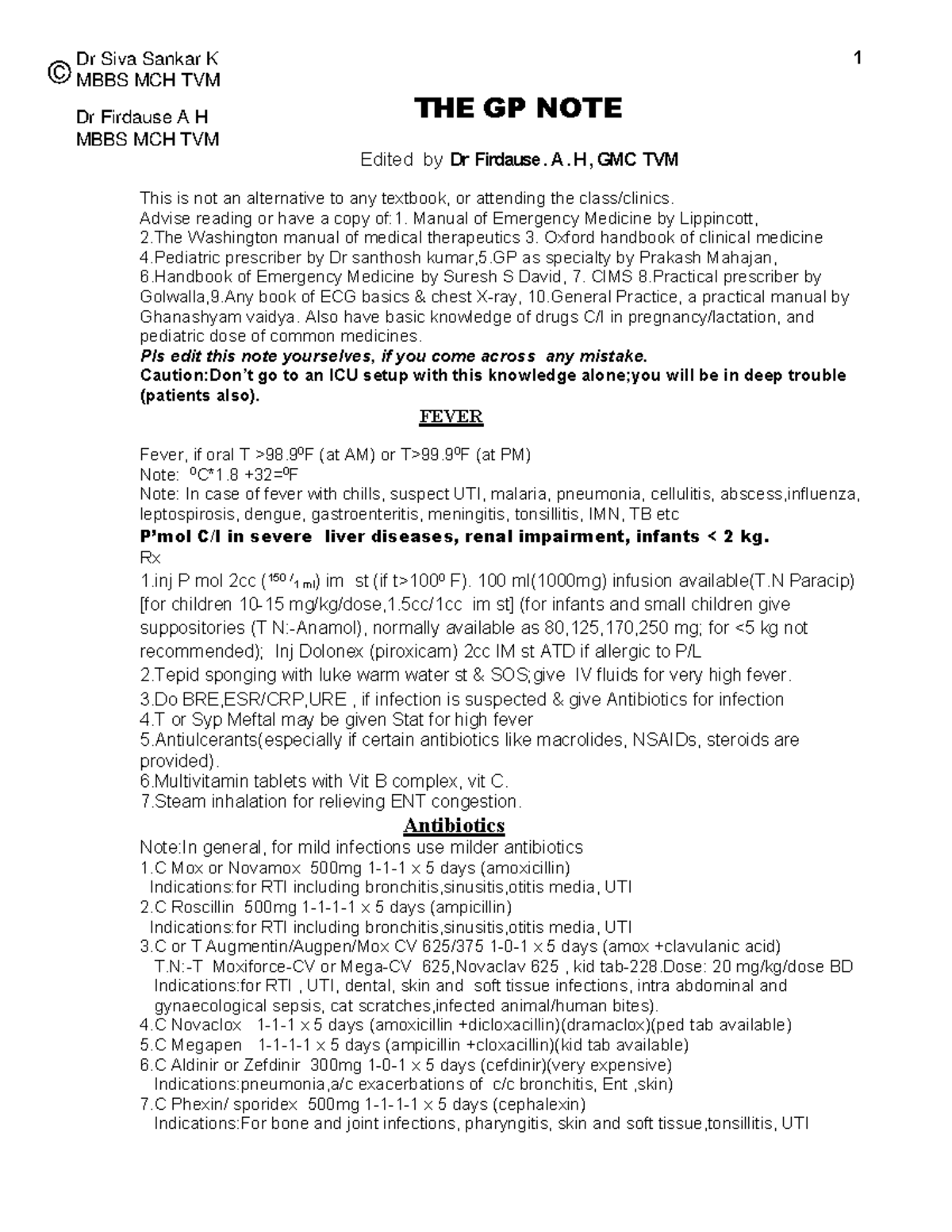 Kupdf - Kerala General Practice - THE GP NOTE Edited by Dr Firdause. A ...