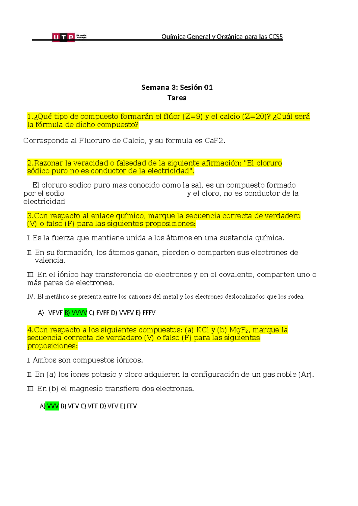 S03 s1- Tarea Calificada - Química General y Orgánica para las CCSS ...