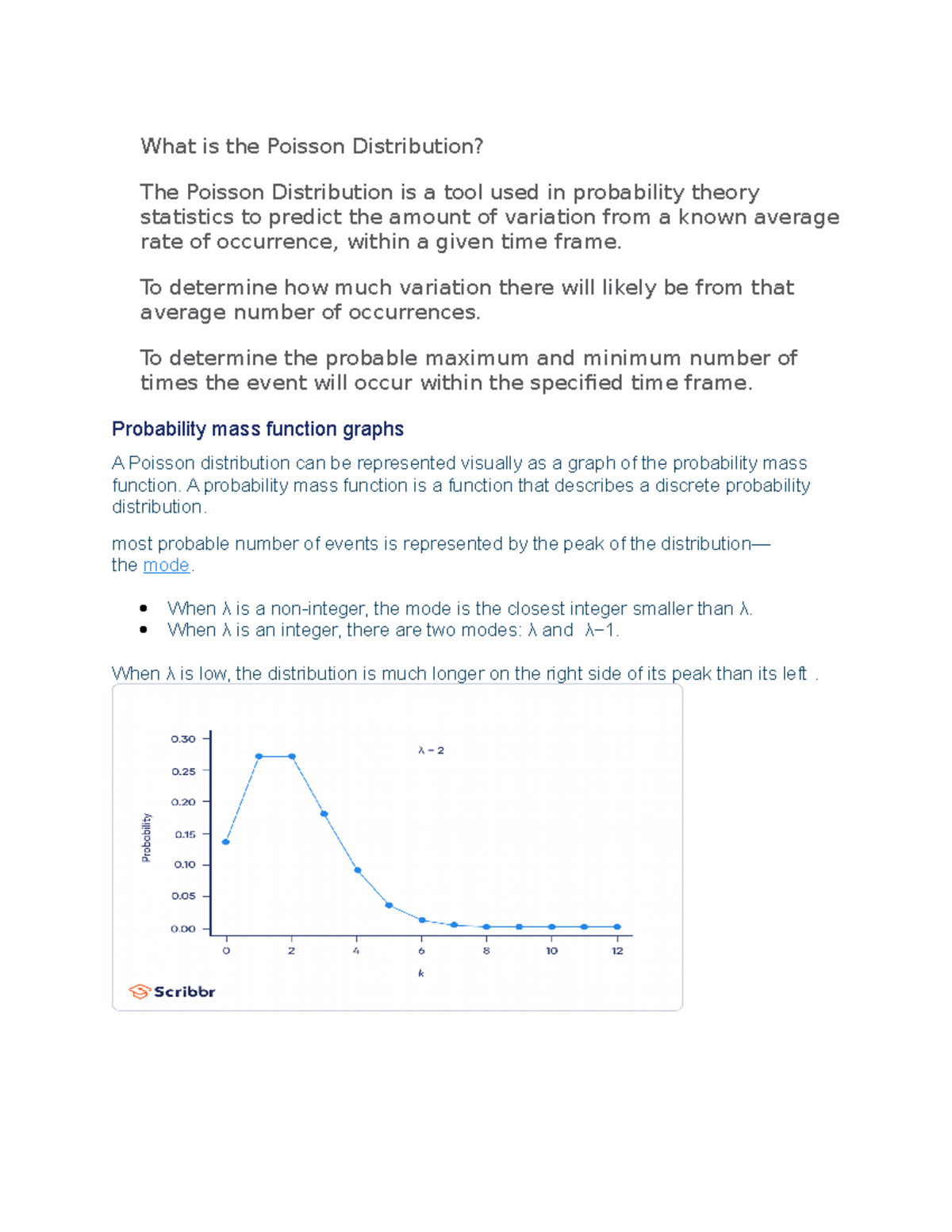 Poisson Distribution - ........ - What is the Poisson Distribution? The ...