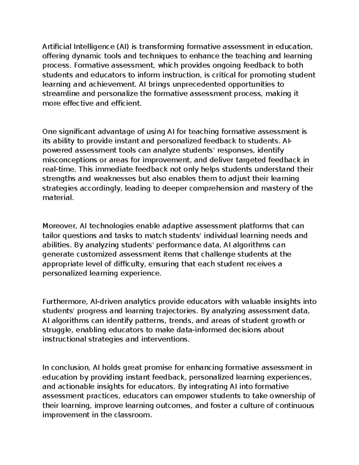 Artificial Intelligen 29 - Artificial Intelligence (AI) is transforming ...