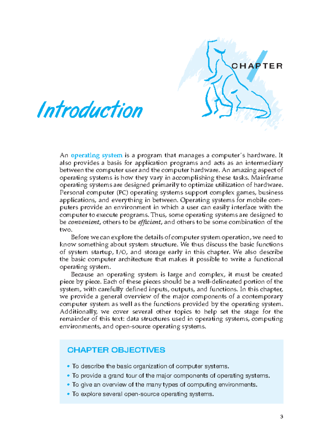 Chapter 01 - Introduction - 1 CHAPTER Introduction An operating system ...