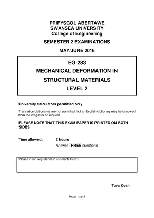 EG-283 Exam Paper TB2 22-23 - Faculty of Science and Engineering ...
