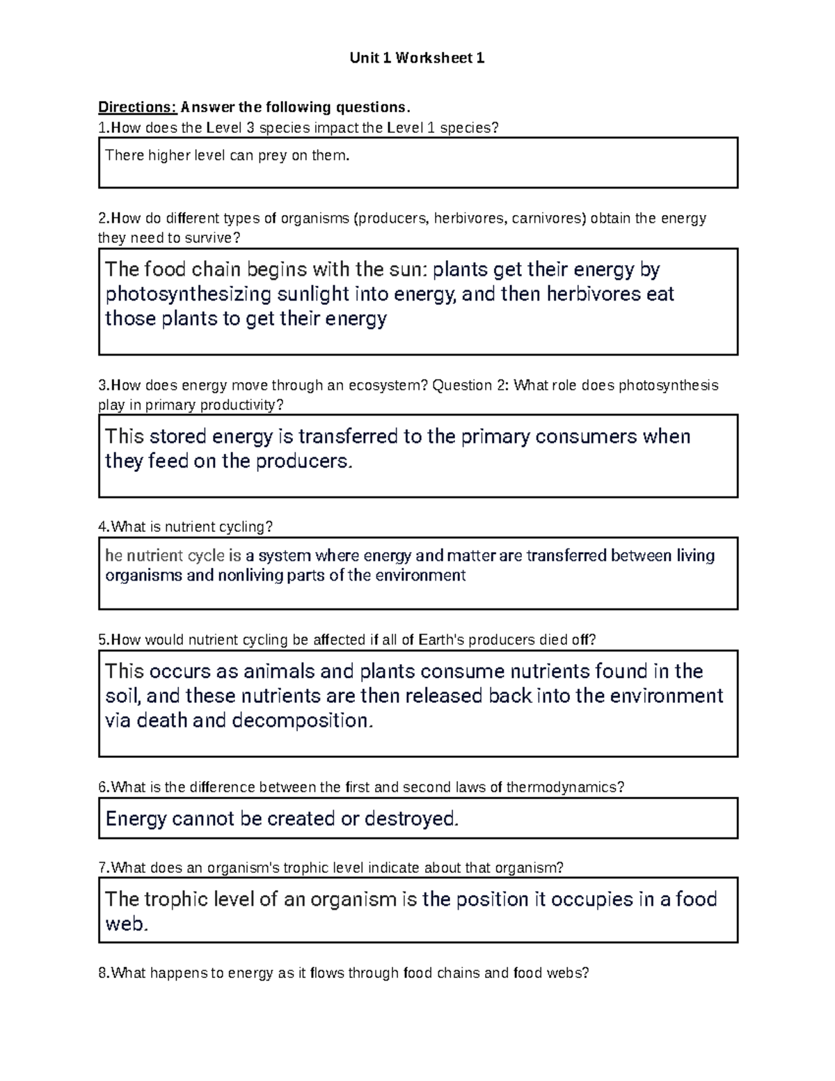 Copy of Unit 1 Worksheet 1 - Google Docs - Unit 1 Worksheet 1 ...