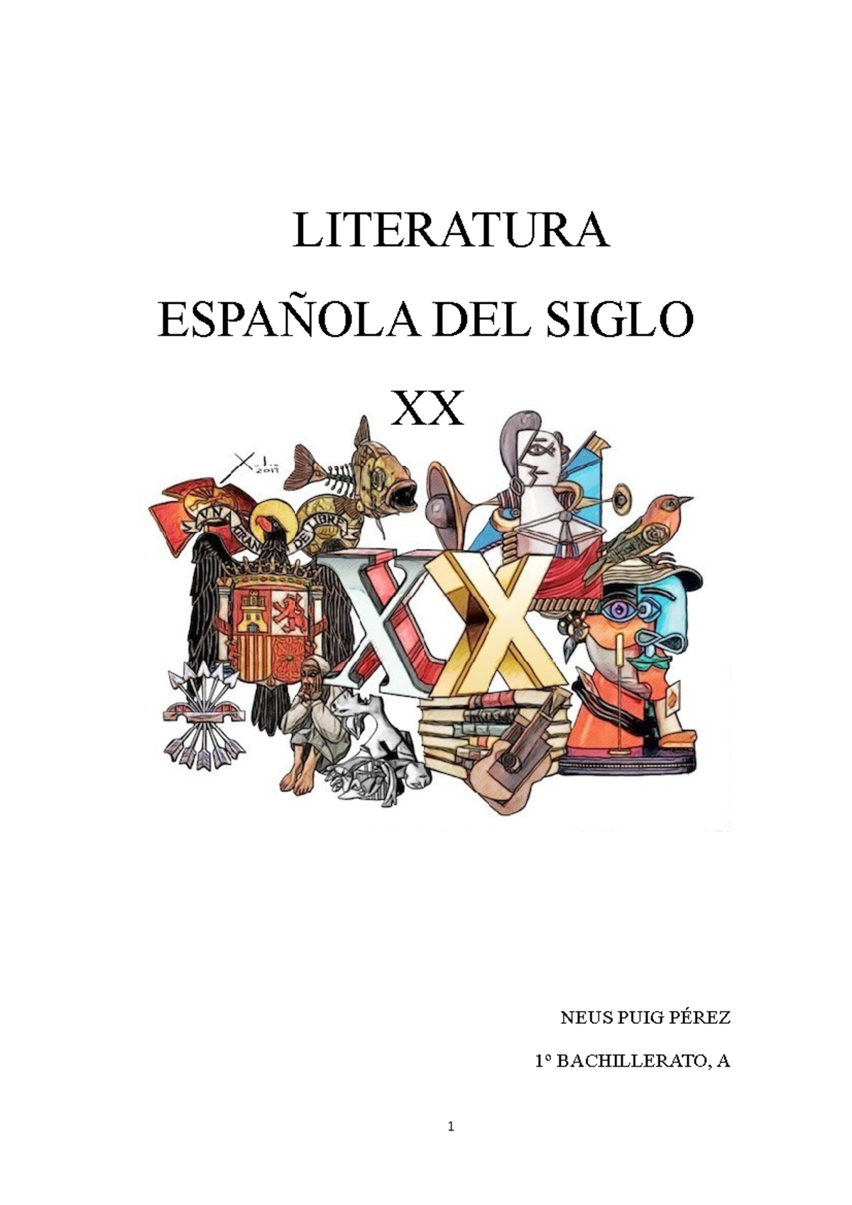 Literatura Española DEL Siglo XX - LITERATURA ESPAÑOLA DEL SIGLO XX ...