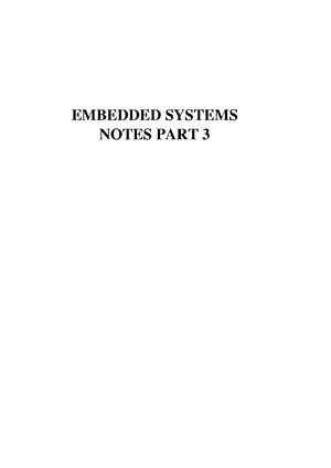 Embedded Systems Notes PART 5 - EMBEDDED SYSTEMS NOTES PART 5 Module V ...