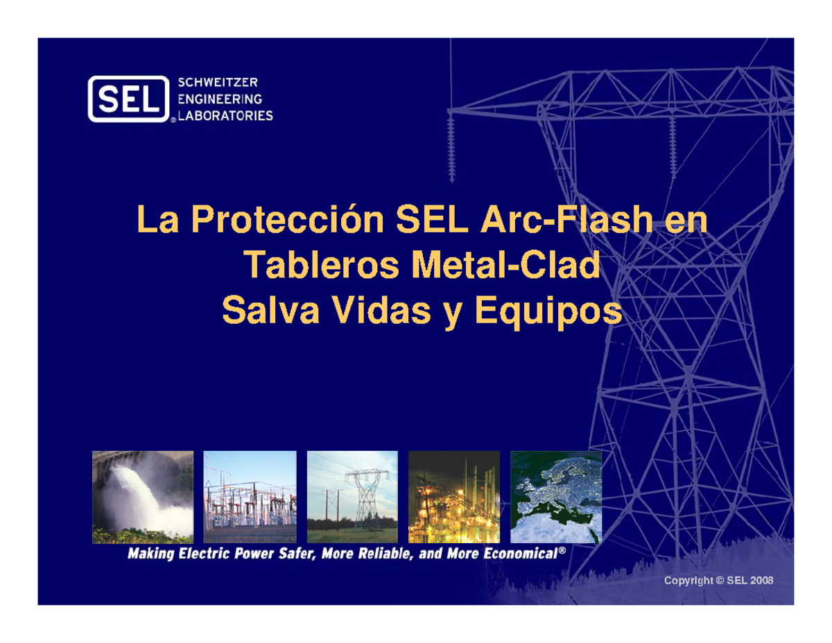 3.1-Protección contra arco eléctrico a la velocidad de la luz - La ...