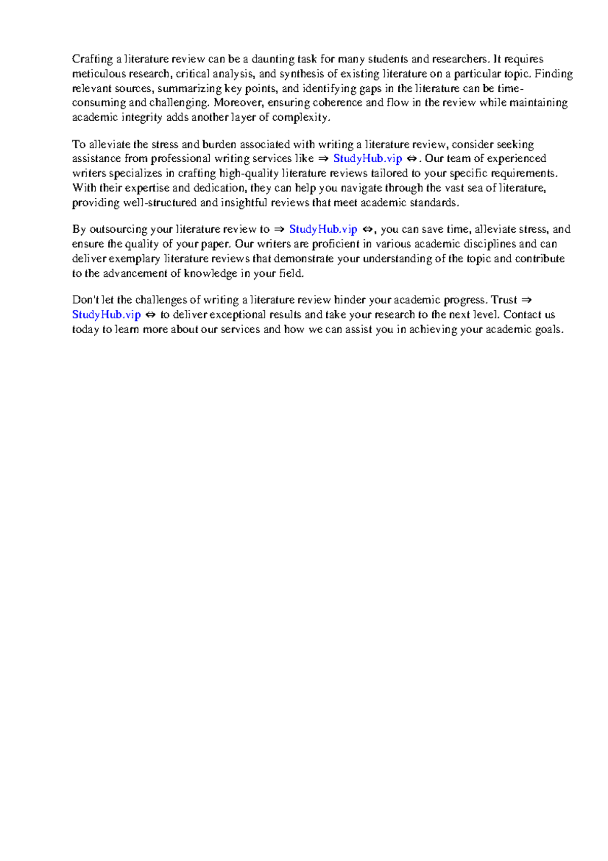 Literature Review Paper Examples - Crafting a literature review can be ...