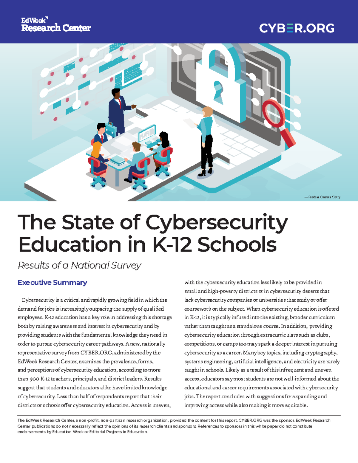 The State of Cybersecurity Education in K-12 Schools - Executive ...