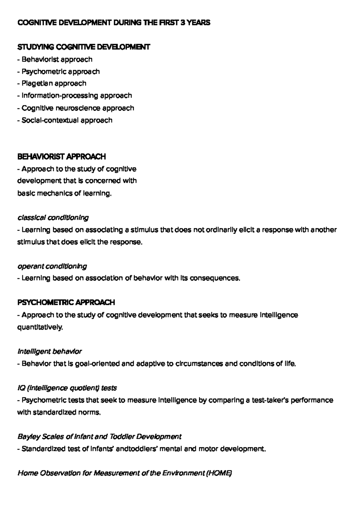 Chapter 5 - ..... - COGNITIVE DEVELOPMENT DURING THE FIRST 3 YEARS ...
